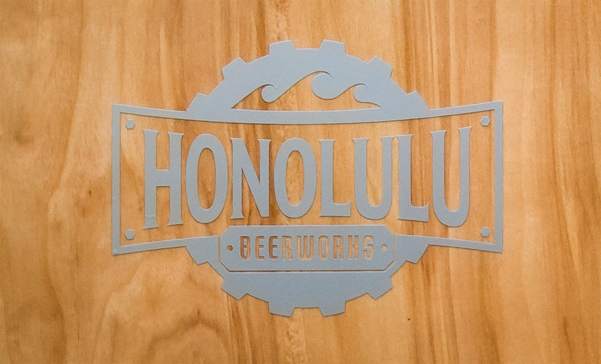 HBW Large Logo Sticker – Honolulu Beerworks